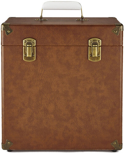Gpo Swb18Bro 12 in Vinyl Record Case Brown - GPO Retro SWB18BRO 12" Vi ...