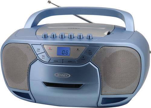 Jensen CD590Bl Bt Bmbx CD Cassette Recorder Am/Fm - Jensen CD590BL Blu ...